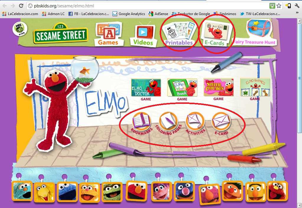 Fiesta Elmo - LaCelebracion.com